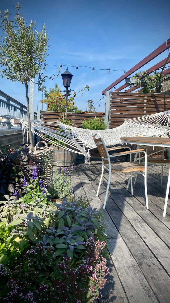 Penthouse With 90m2 Private Roof Top - Copenaghen