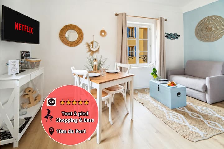 "Mer" Climatisé - 2 Pas Du Port -Place Aux Herbes - Saint-Tropez