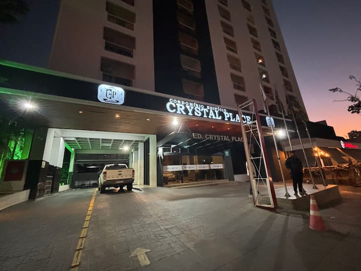 712 Flat Para Temporada - 4 Pessoas Bristol Hotel - 戈亞尼亞