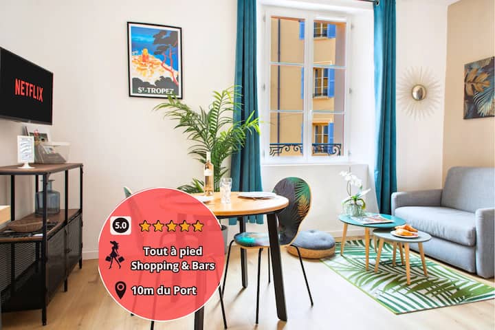"Chic" Climatisé -2 Pas Du Port -Place Aux Herbes - Saint-Tropez