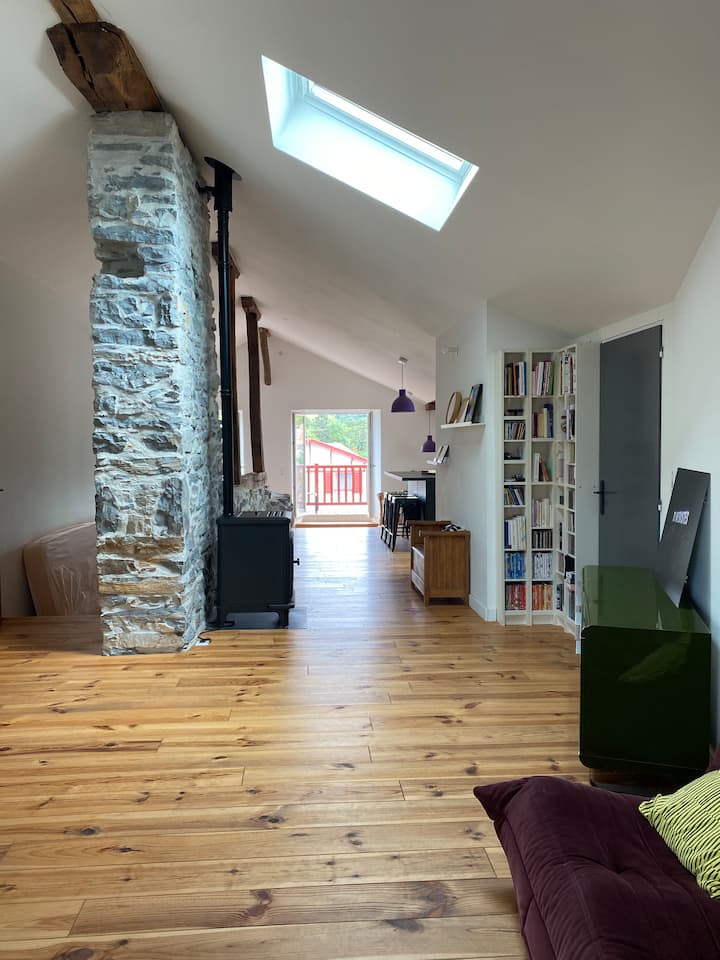 Loft D Architecte Au Calme Entre Ocean Et Montagne - Saint-Pée-sur-Nivelle