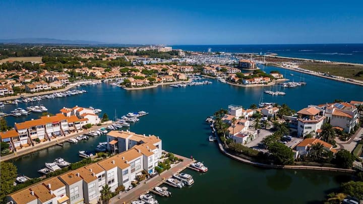 St Cyprien "Marina" Grande Terrasse Climatisation - Saint-Cyprien