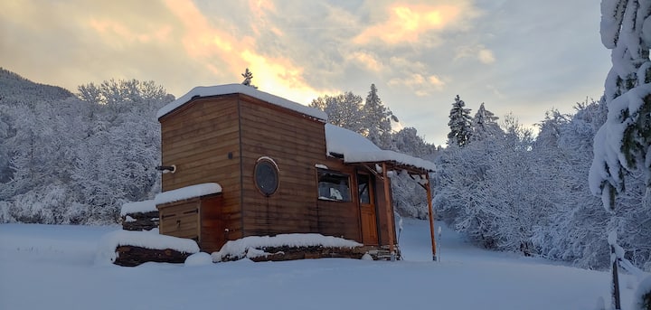 Superbe Tiny House Au Coeur Des Montagnes - Le Sauze-du-Lac