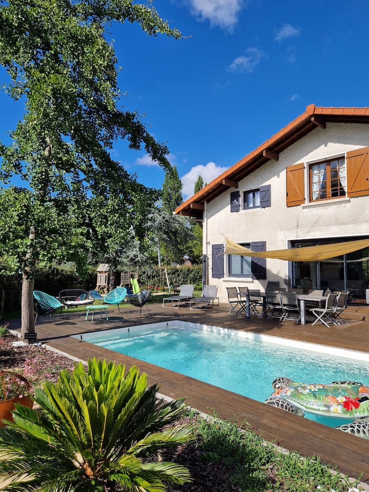 Villa Landaise 180m2 Avec Piscine 2km Des Plages - Moliets-et-Maa