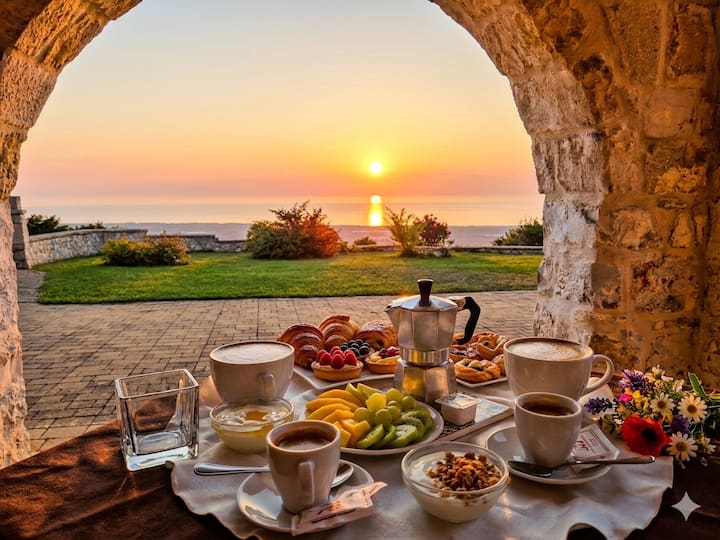 Maison Vue Mer Avec Piscine – Trulli Alba Di Mare - Monopoli