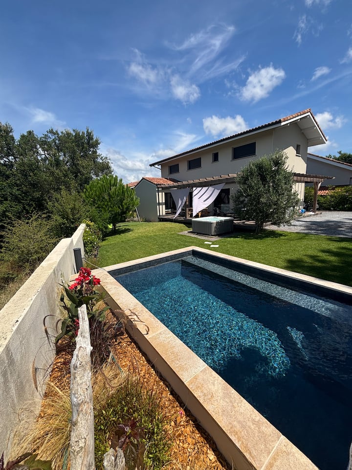 Villa Piscine & Spa Avec Vue - Idéale En Famille - Capbreton