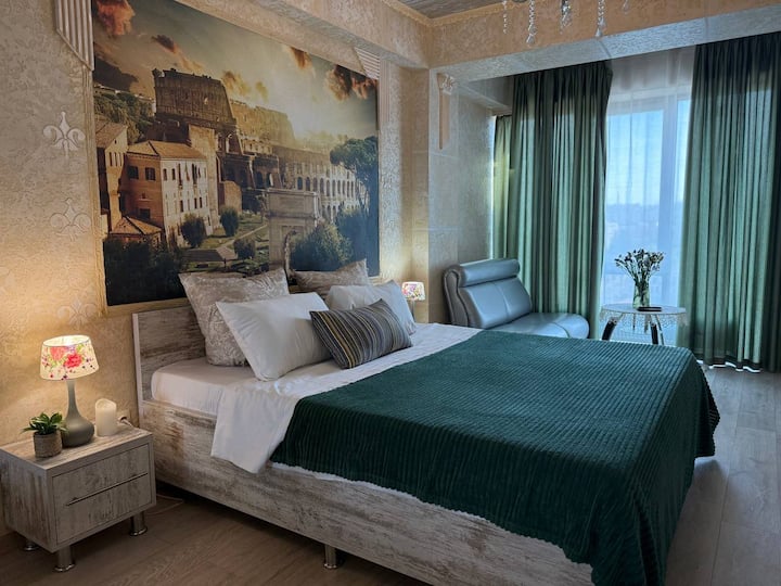 Stylish 1-bedroom Flat With Stunning City Views - Moldova