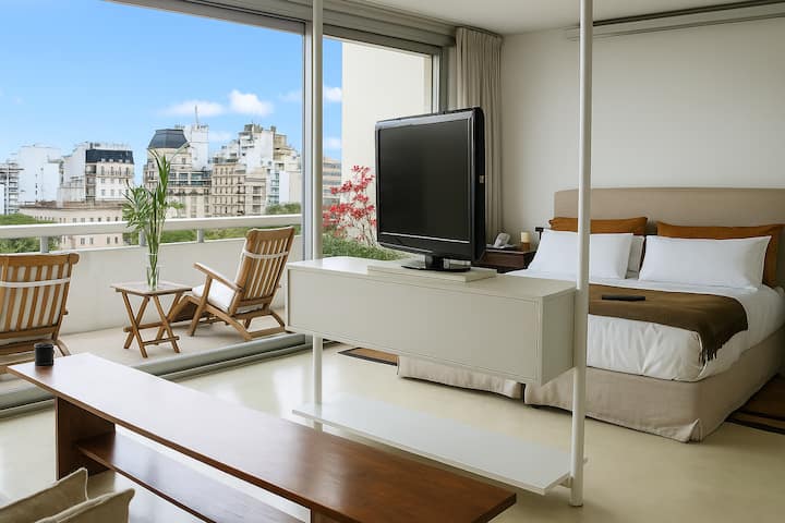 Departamento Con Cama King Y Jacuzzi En Recoleta - Buenos Aires