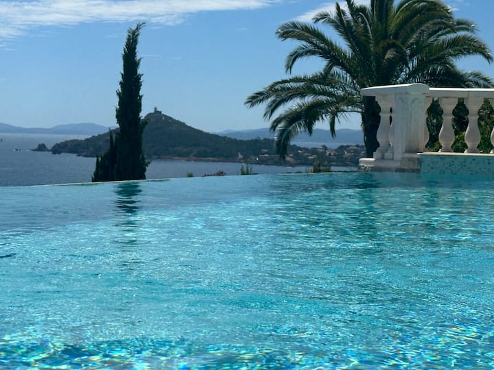 Exceptional Sea View Villa Saint Raphael 15 'Walking From The Beach - Cap Estérel