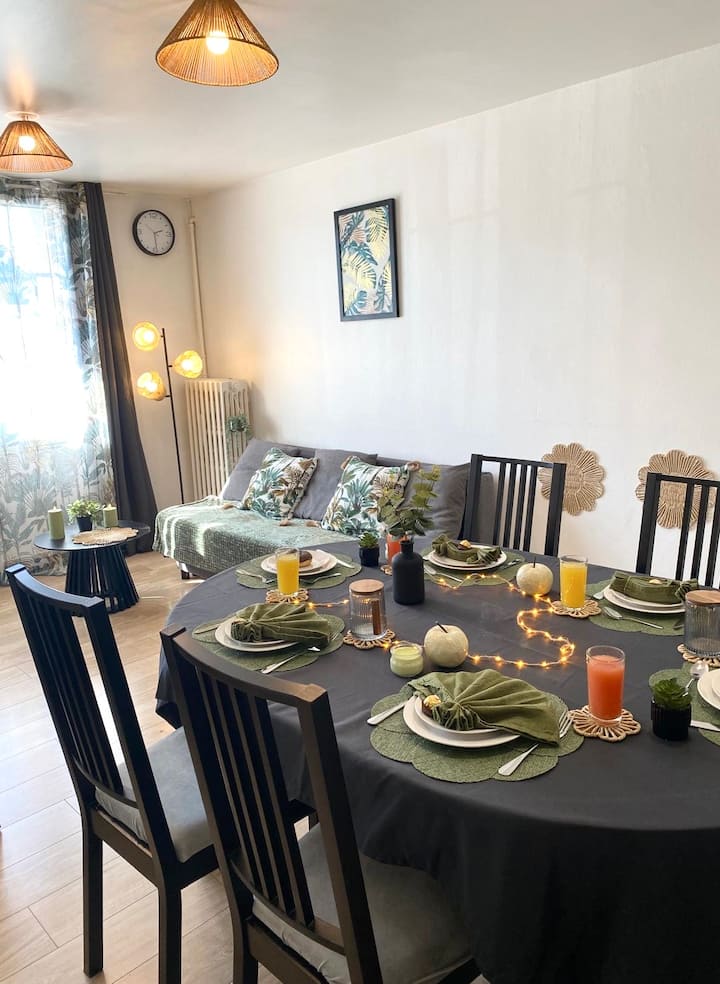 Le Spacieux, 3 Chambres (6lits) Parking Tours - 土爾