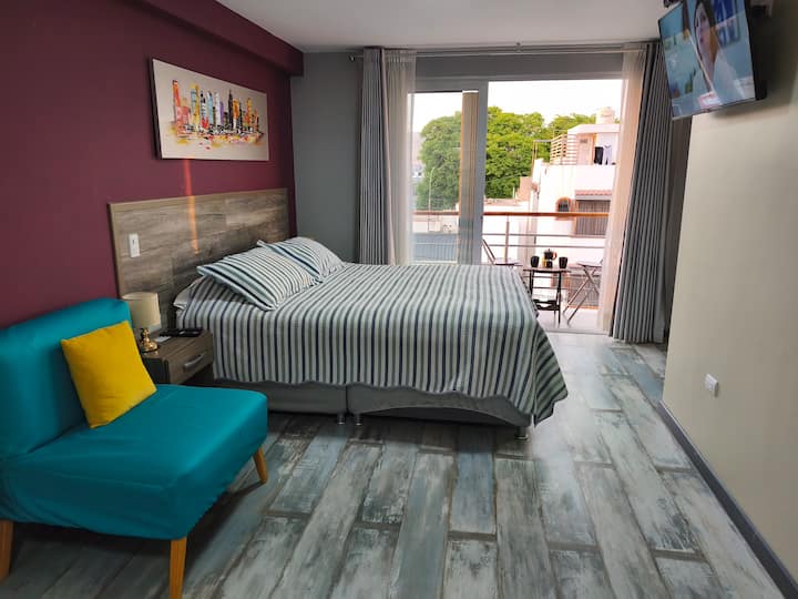 405 Céntrico Apartamento Estudio Con Balcón - Tacna