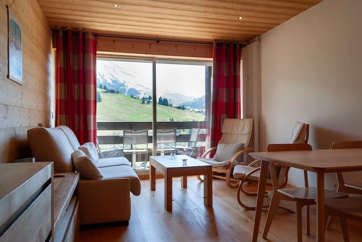 Beau Studio Plein Sud, 10 Min Du Centre à Pied - La Clusaz