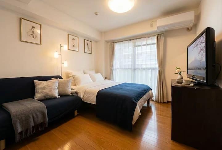 [C3]港区人気エリア｜快適1br｜東京タワー徒歩圏内｜観光に最適｜出張にも便利｜駅近＆空港直通 - Roppongi