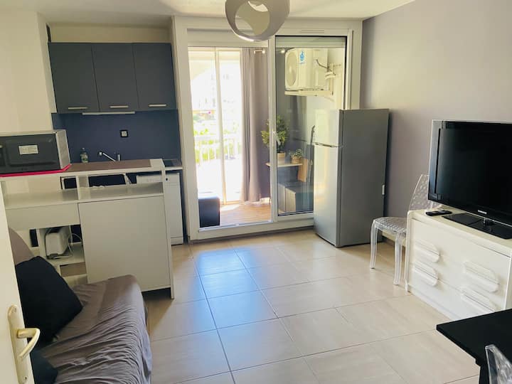 Carnon Plage Joli T2 31m2 Tt éQuipé Parking Privé - Carnon