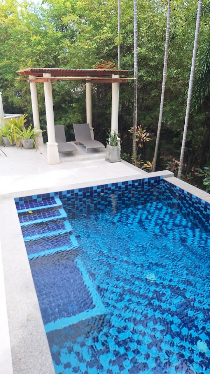 Peaceful 2br Tropical Getaway +Pool +Beach Nearby - Koh Samui