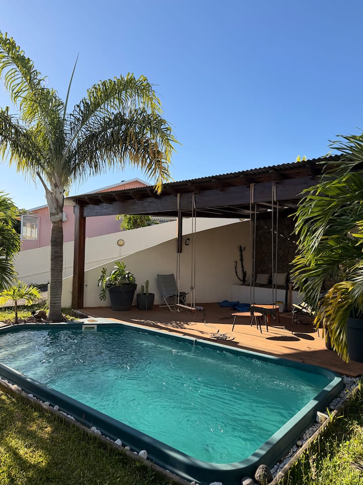 Oh Lovely Bnb Studio Privé Avec Piscine - Réunion
