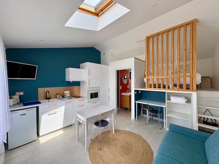 Près Des Flots | Studio Cosy Neuf Avec Jardin - La Rochelle
