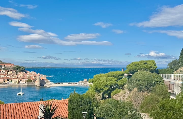 Beau T3, Vue Baie De Collioure, Parking Et Piscine - Port-Vendres