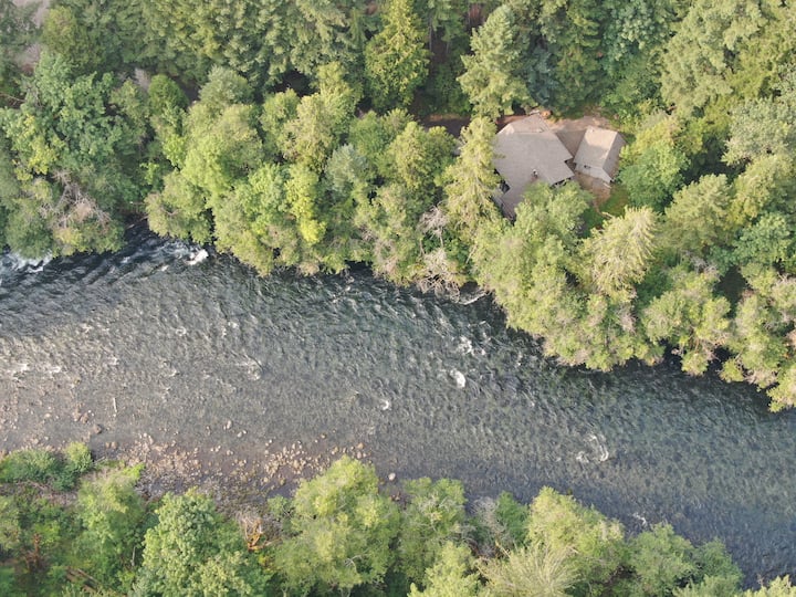 Mckenzie River Group Getaway Double Cabin +Firepit - Oregon