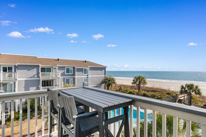 Ocean Views Updated Condo - Surfside Beach, SC