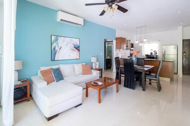 Beachfront Condo | Free Summer Golf Cart - Puerto Morelos