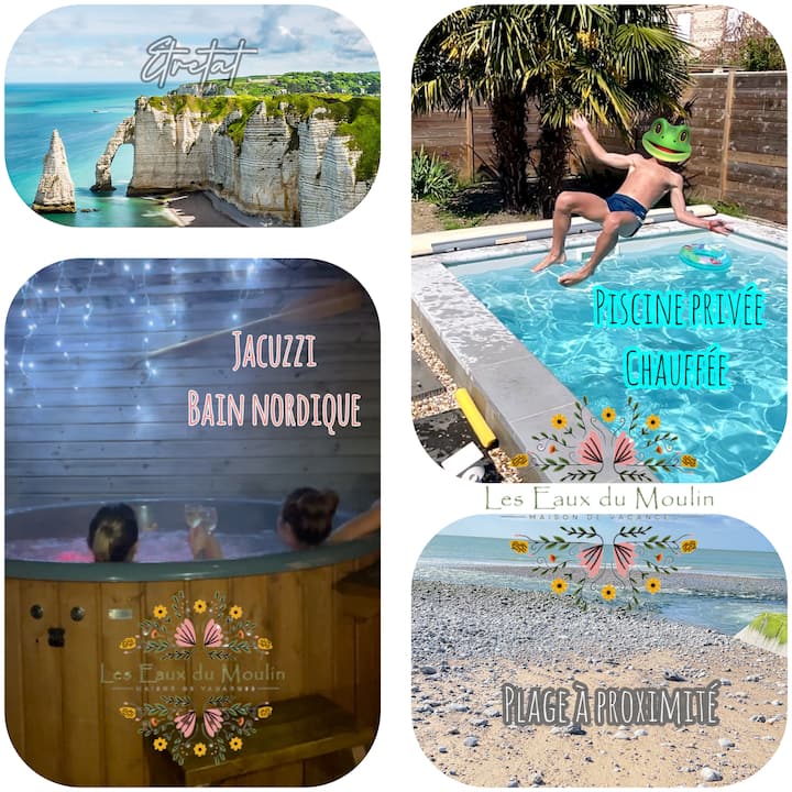 Entre Plage Et Lac Avec Piscine Et Jacuzzi - Saint-Valery-en-Caux