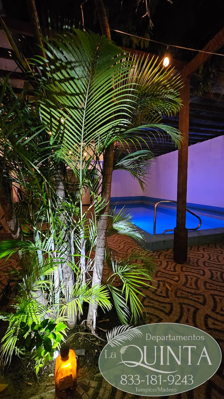 24 Huespedes Piscina, Terraza A 15mins De Playa - Tampico