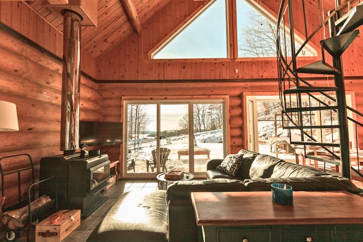 Les Domaines Cachés | Bois Rond, Lac, Spa & Foyers - Lac-Simon