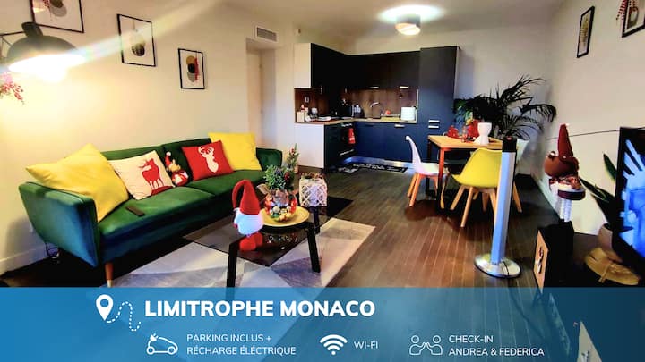 Charmante Perle Sur Monaco - Parking Inclus - Mónaco