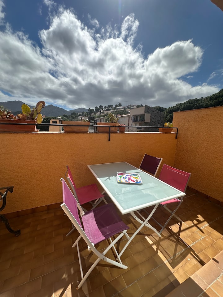 Collioure : Terrasse  Centre Ville Et Au Calme - Collioure