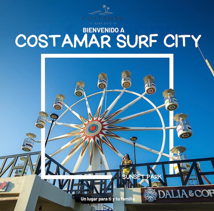 Costamar Surf Cityplage Et Sunset Park à Pied - La Libertad
