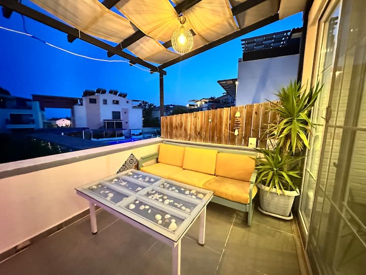 2+1 Suit With Roof Pool Mountainview Kalkan - Kalkan
