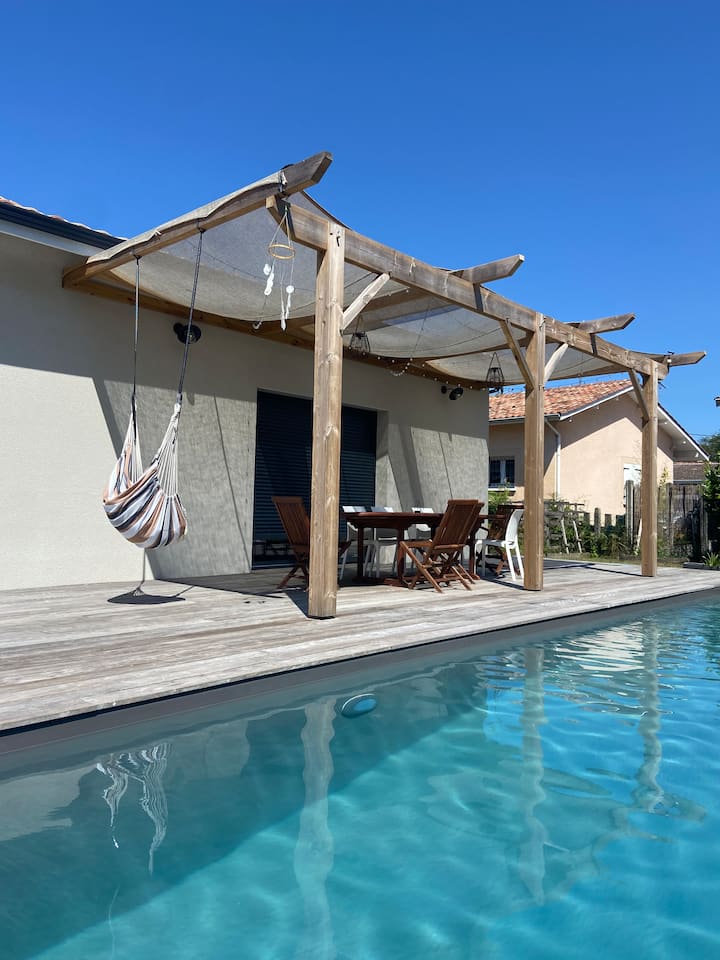 Villa Avec Piscine Lège Bourg Proche Commodités - Lège-Cap-Ferret