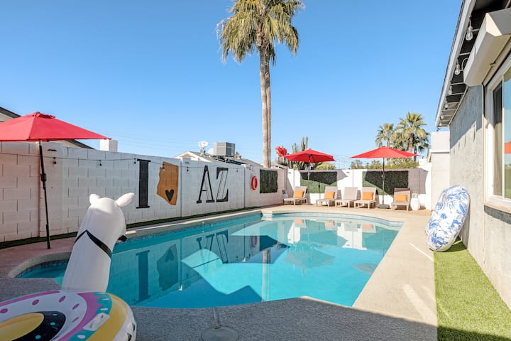 The Kennedy - Retro Chic - Heated Pool - Game Room - Scottsdale, AZ