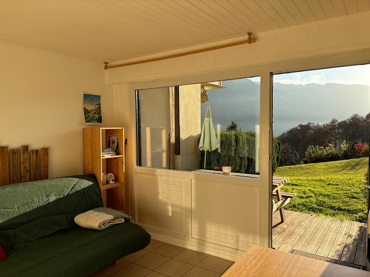 Appartement En Rdj Jolie Vue Plein Sud Et Terrasse - Lac de Gers