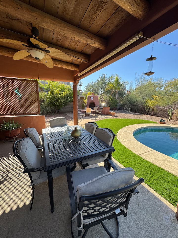 Santa Fe Style 3 Bedroom Home With Private Pool - Oro Valley, AZ