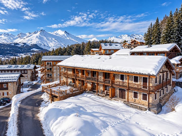 Chalet Apt. Les Deux Têtes, Arc1600, Ski In/out - Arc 1800