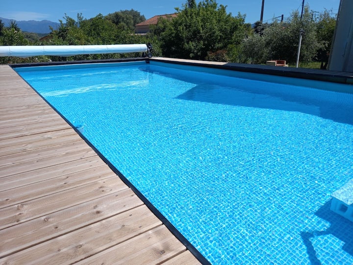 U Sole éTage De Villa Avec Piscine Commune - Ajaccio