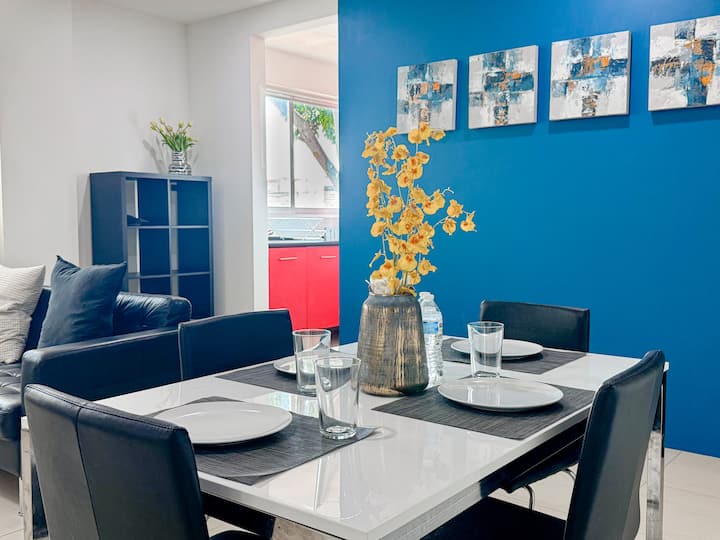 Full Apartment 15 Min Airport, Coyoacán, Foro Sol - Mexico-Stad