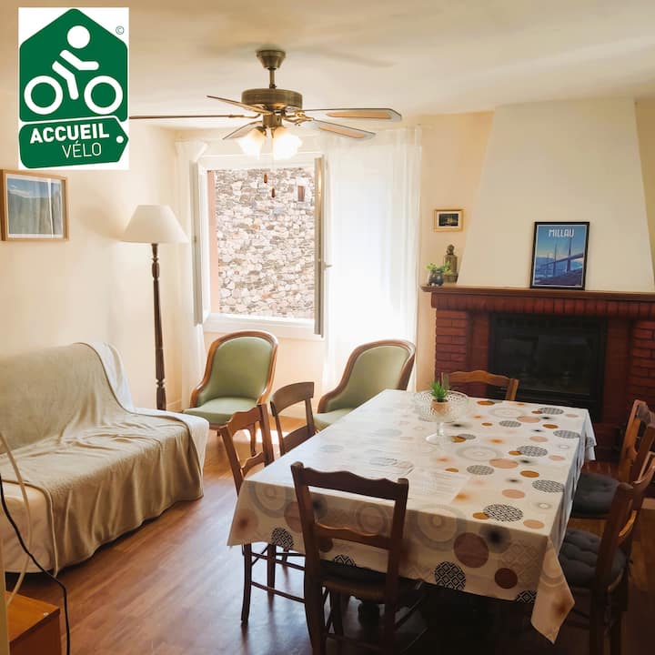 Maison Saury 'Le Vidourle' Au Coeur D'ispagnac - Florac