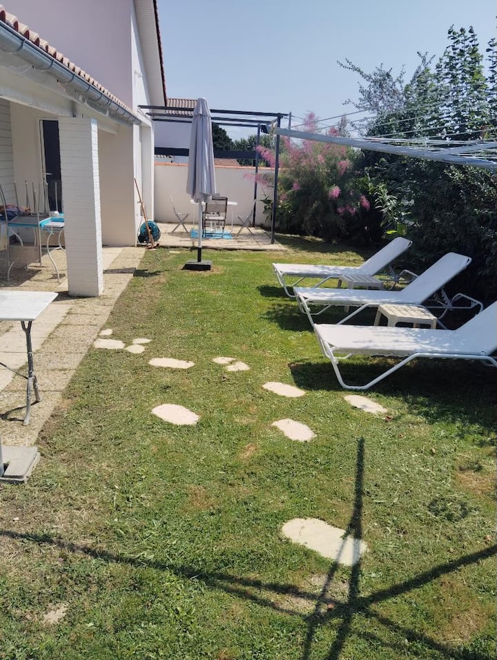 Villa Plein Pied- Jardin Clos - Plage à 5mn à Pied - La Plaine-sur-Mer