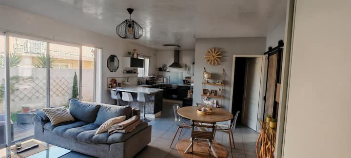 Appartement Avec Piscine, Clim, Jardin & Parking - Gard