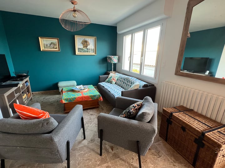T4 2 Chambres 6(8) Pers 5' Plage, Wifi +T2 Option - La Plaine-sur-Mer