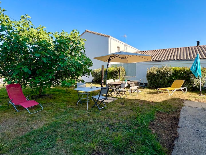 T4 6pers- 88m2 Ds Villa A 5 Min Plage, Jardin Clos - La Plaine-sur-Mer