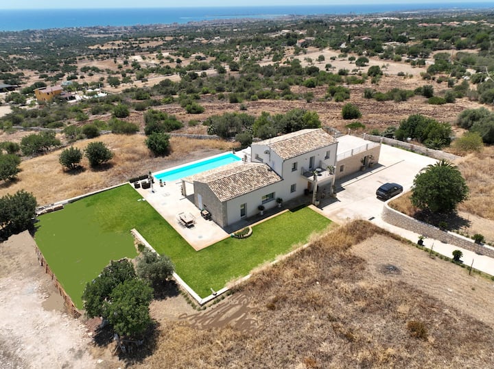 Poggio Spada Graffetta - Villa Luxury Vista Mare - Pozzallo