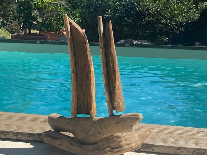 Studio " Le Loriot" Et Sa Terrasse Privée - Calvisson