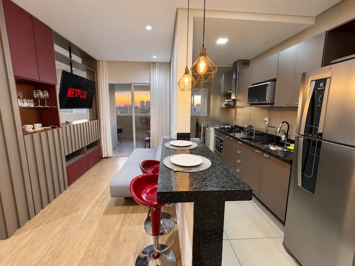 Loft Próx. Campolim | Ar, Garagem E Wi-fi - Sorocaba