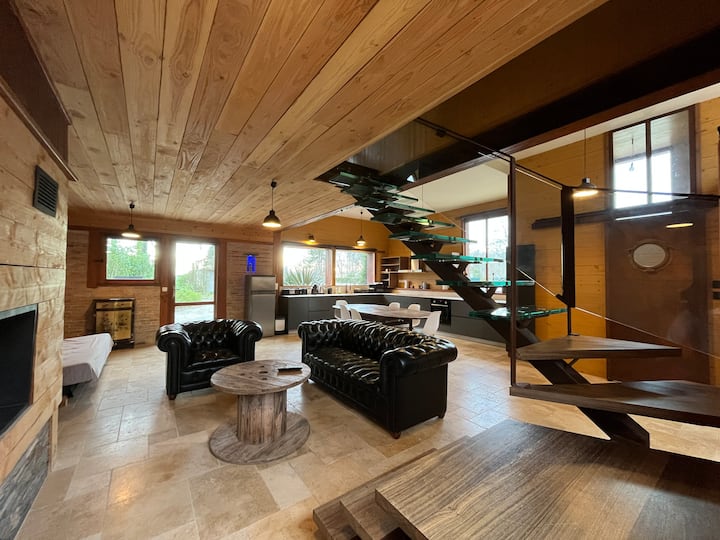 L’atelier – Cosy & Moderne, Terrasse Près Nature - Maine-et-Loire