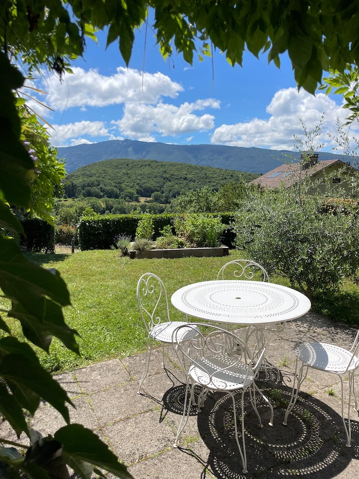 Joli & Cosy T2 à Talloires : Jardin Et Vue Lac - Talloires-Montmin