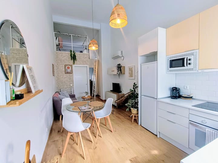 Tourist Licensed Loft • 6 Stops To Center • Ac+2br - Madrid
